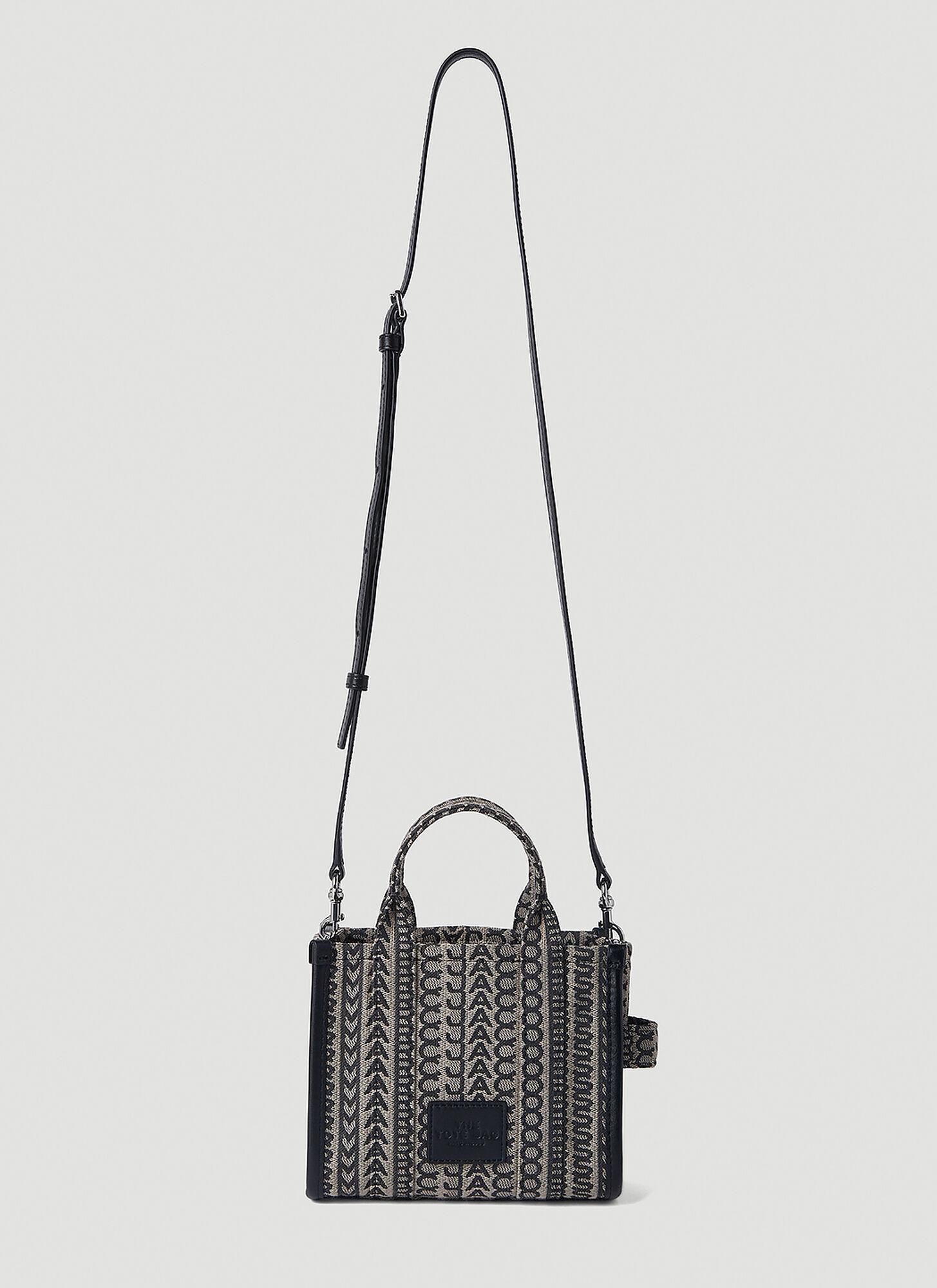 Marc Jacobs The Monogram Micro Tote Beige Black Bag | ModeSens