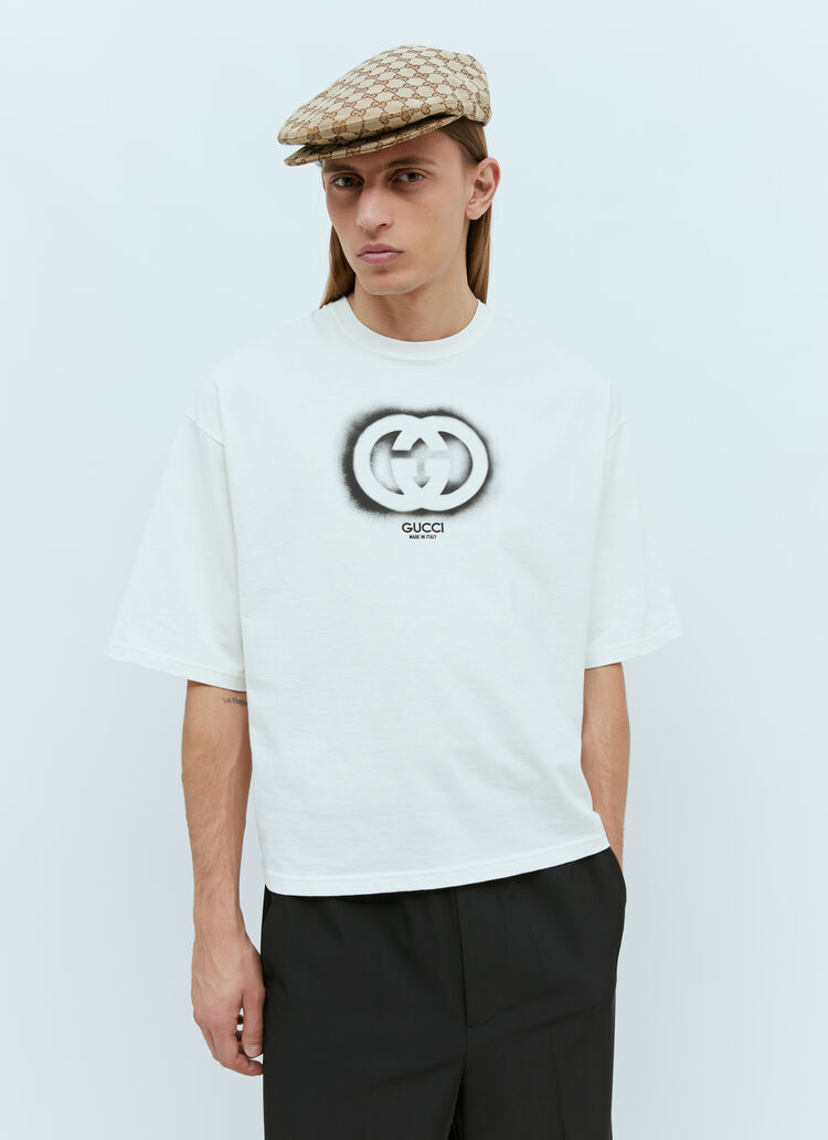 Gucci Men's' Original GG Canvas Flat Cap in Beige | LN-CC®