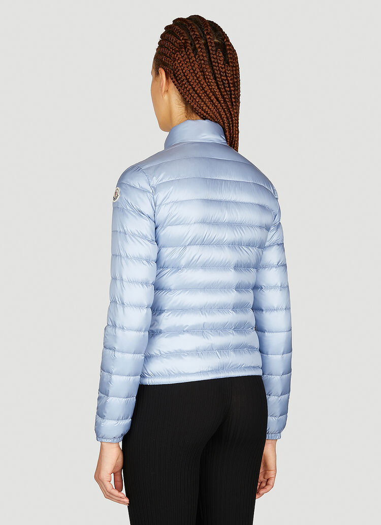 Moncler Women's' Lans Short Down Jacket in Blue | LN-CC®