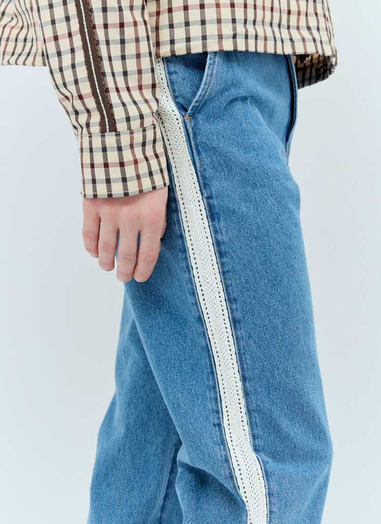Wales Bonner Men's' Eternity Jeans in Blue | LN-CC®