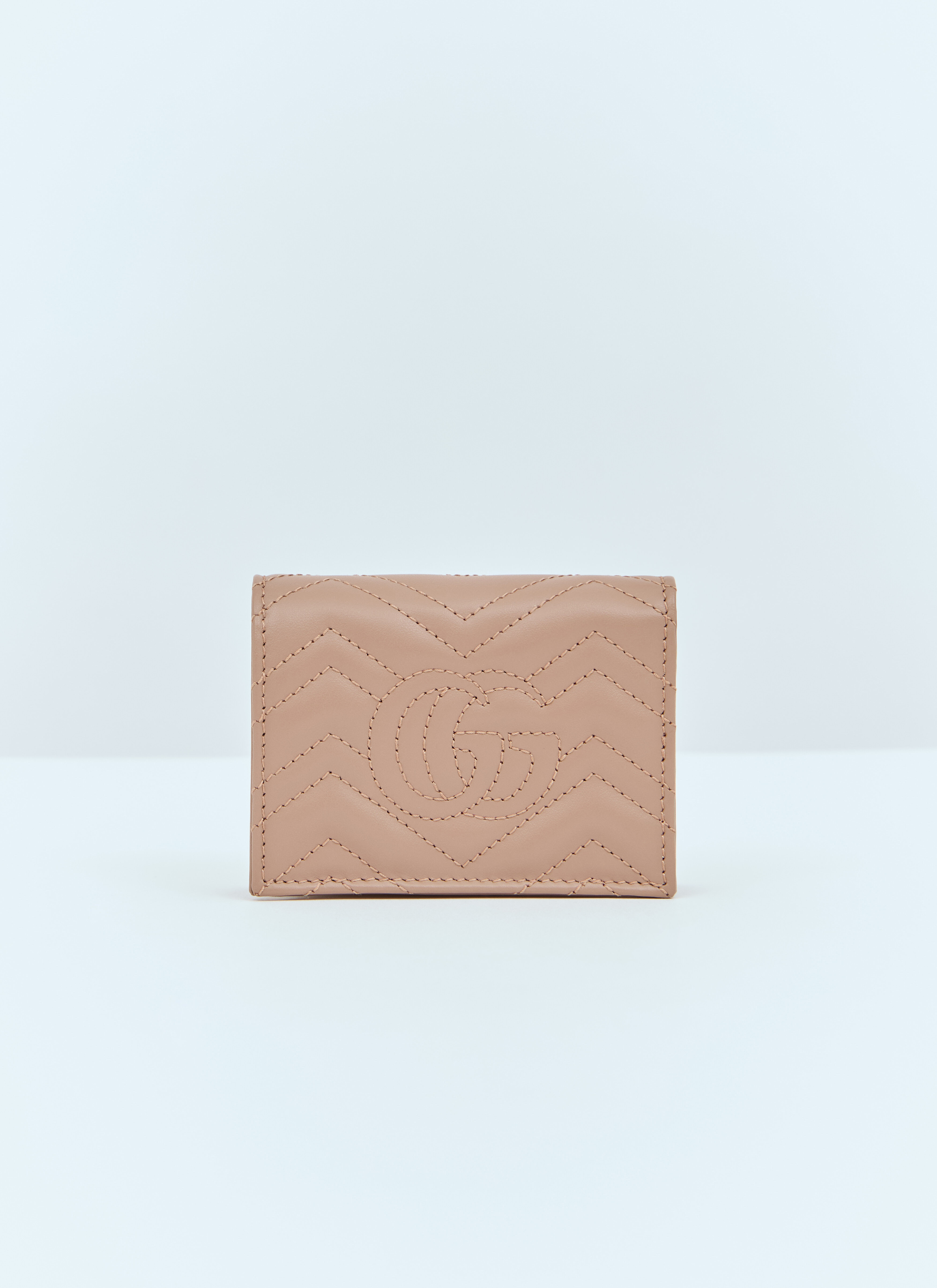 Gucci GG Marmont Leather Wallet in Beige | LN-CC Gucci GG Marmont Leather Wallet in Beige | LN-CC