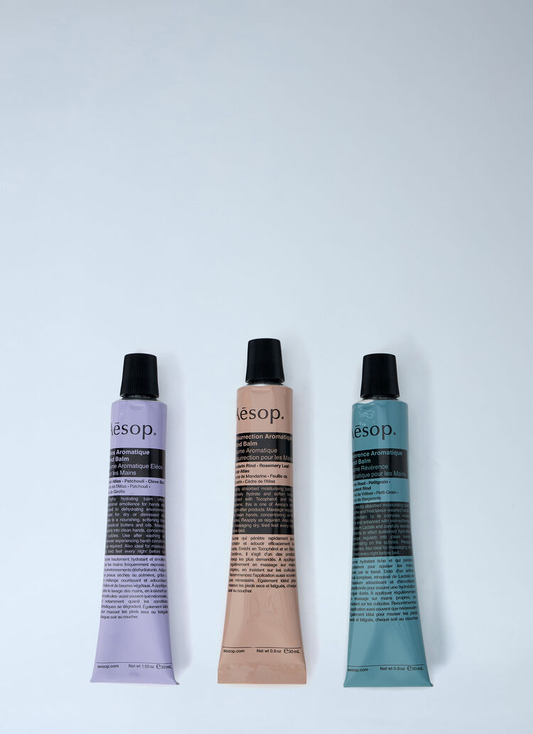 Aesop Helping Hands Hand Balm Trio in Blue | LN-CC®