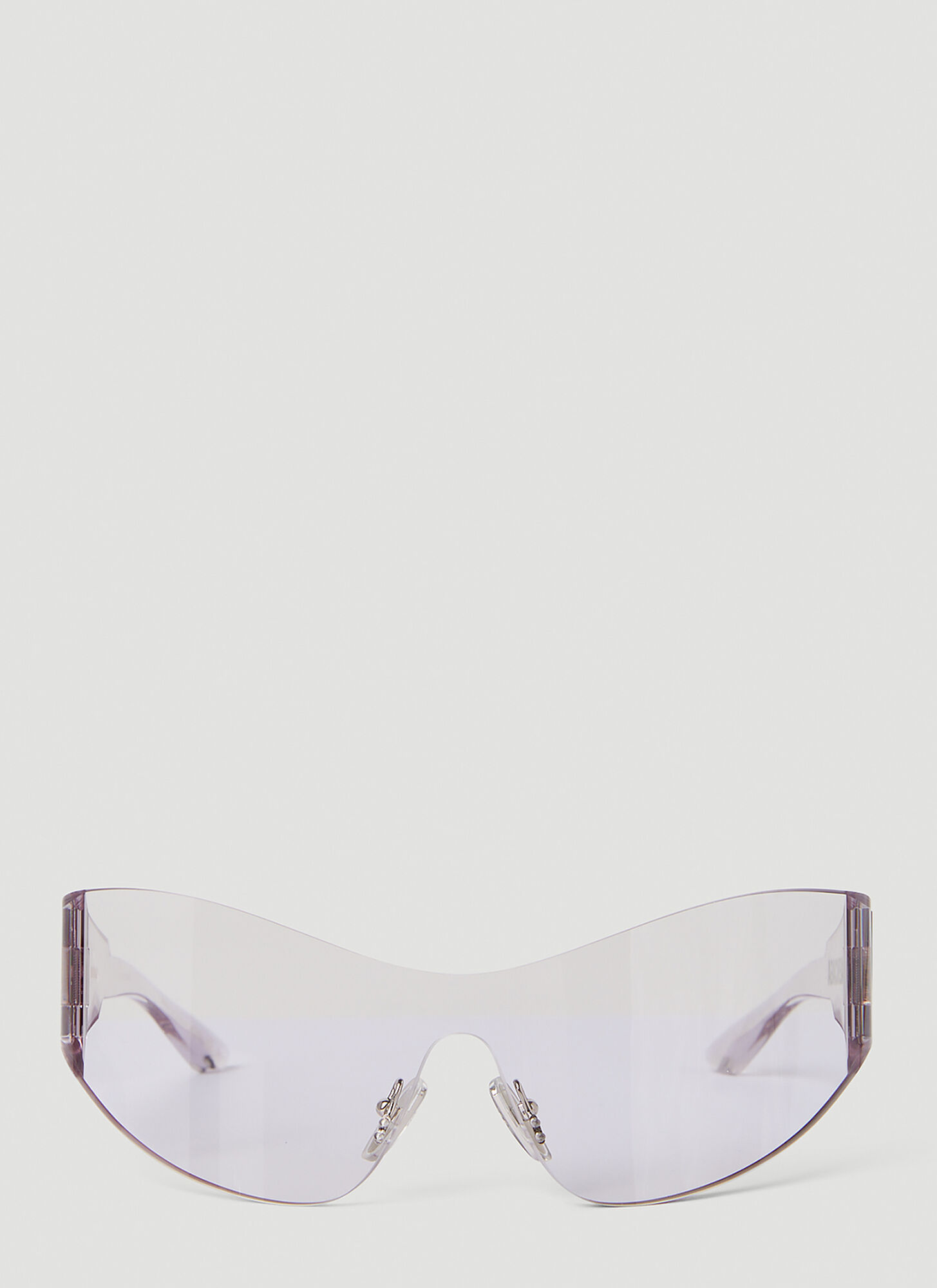 Balenciaga Mono Cat 2.0 Sunglasses In Transparent | ModeSens