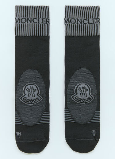 Moncler x adidas Originals Unisex Logo Jacquard Socks in Black | LN-CC®