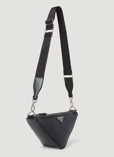 Prada Men's Triangle Crossbody bag in Black | LN-CC®