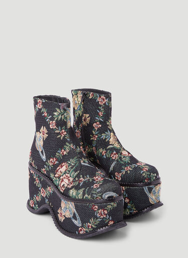 Vivienne Westwood Women's Slade Platform Boots in Black | LN-CC®