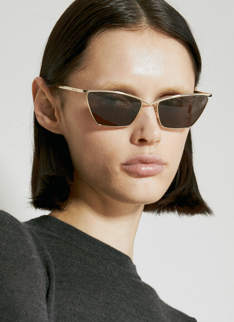 Saint Laurent Women's' SL 637 Sunglasses in Silver | LN-CC®