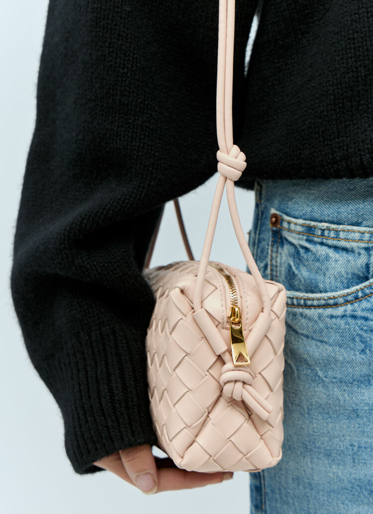 Bottega Veneta Women's' Mini Loop Camera Bag in Pink | LN-CC®