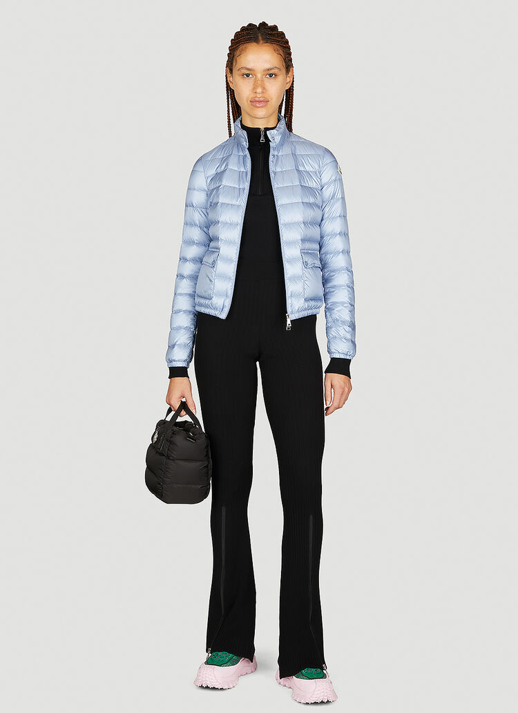 Moncler Women's' Lans Short Down Jacket in Blue | LN-CC®