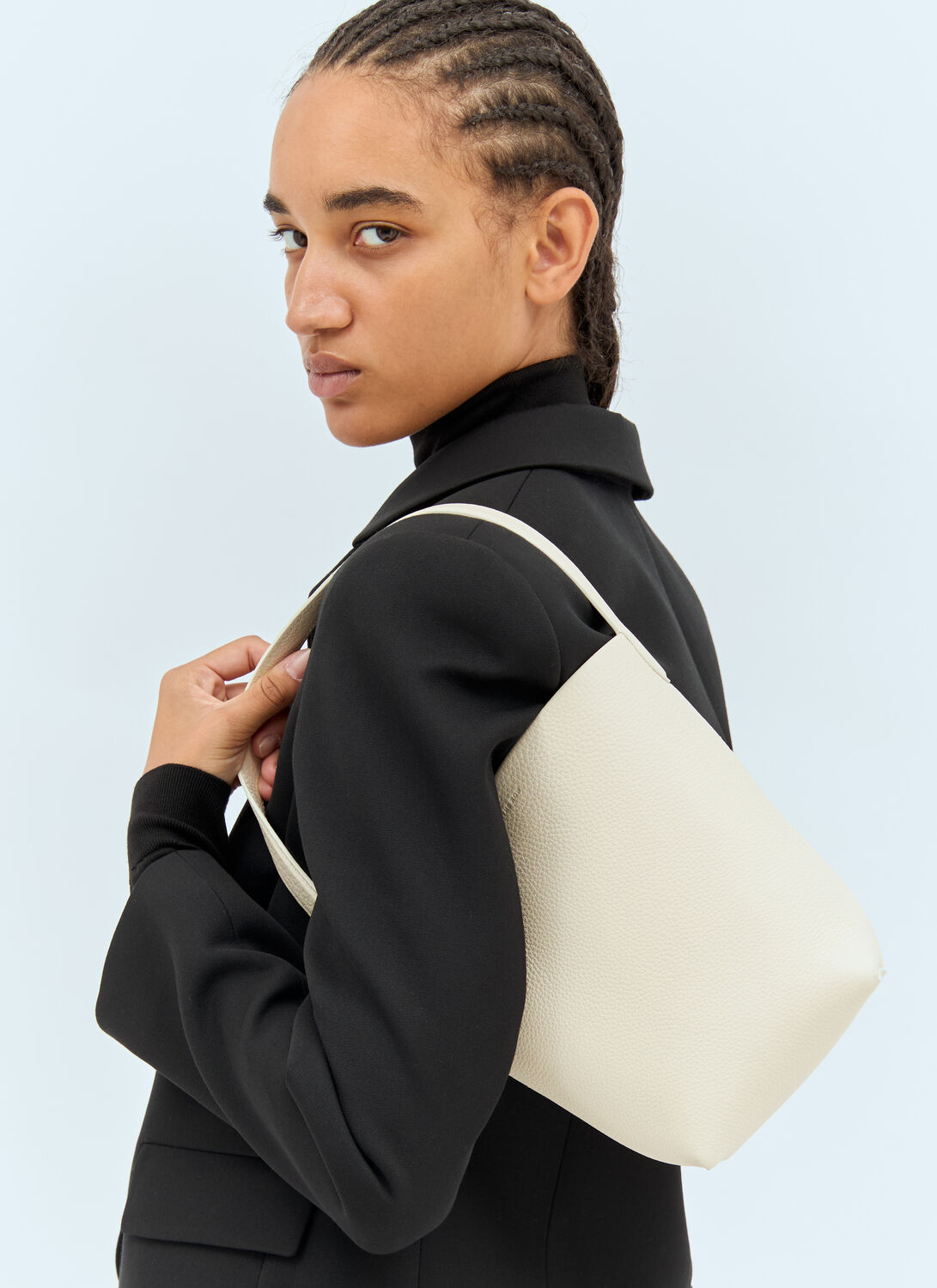 The Row Small N/s Park Tote Bag In Neutral | ModeSens