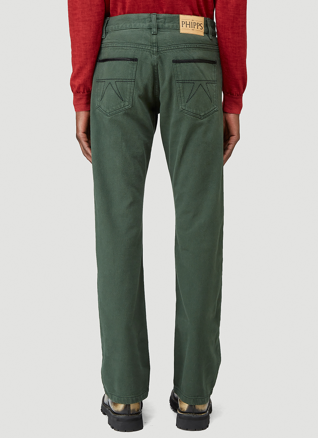 Phipps Men's Straight-Leg Jeans in Khaki | LN-CC