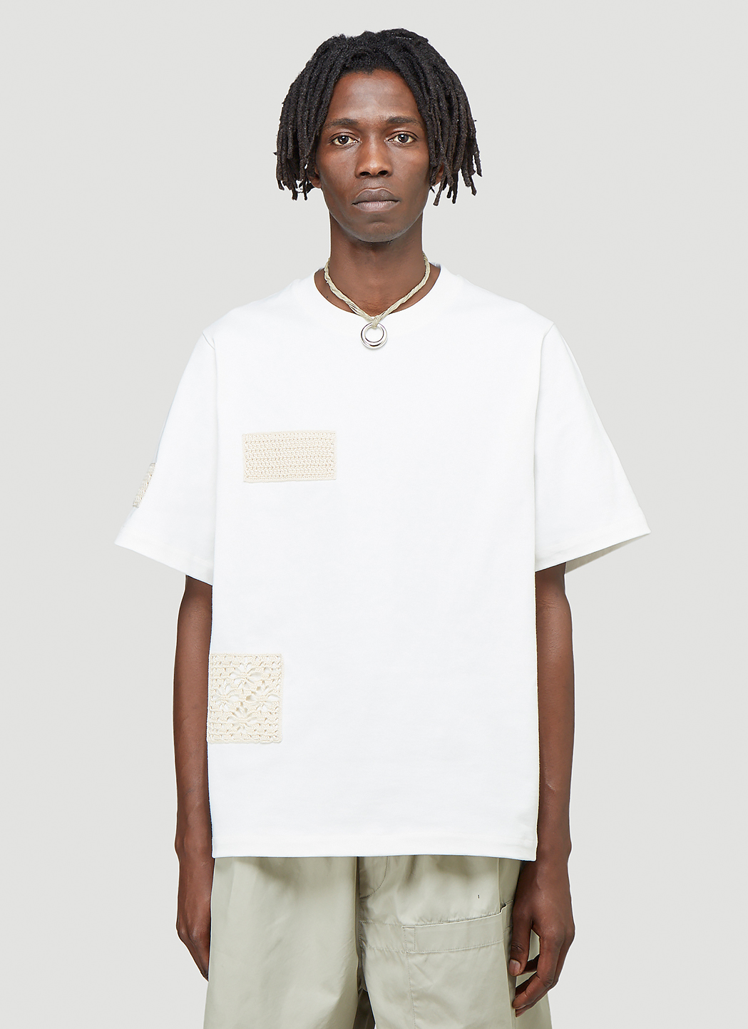 Jil Sander Crochet Short-Sleeved T-Shirt | LN-CC