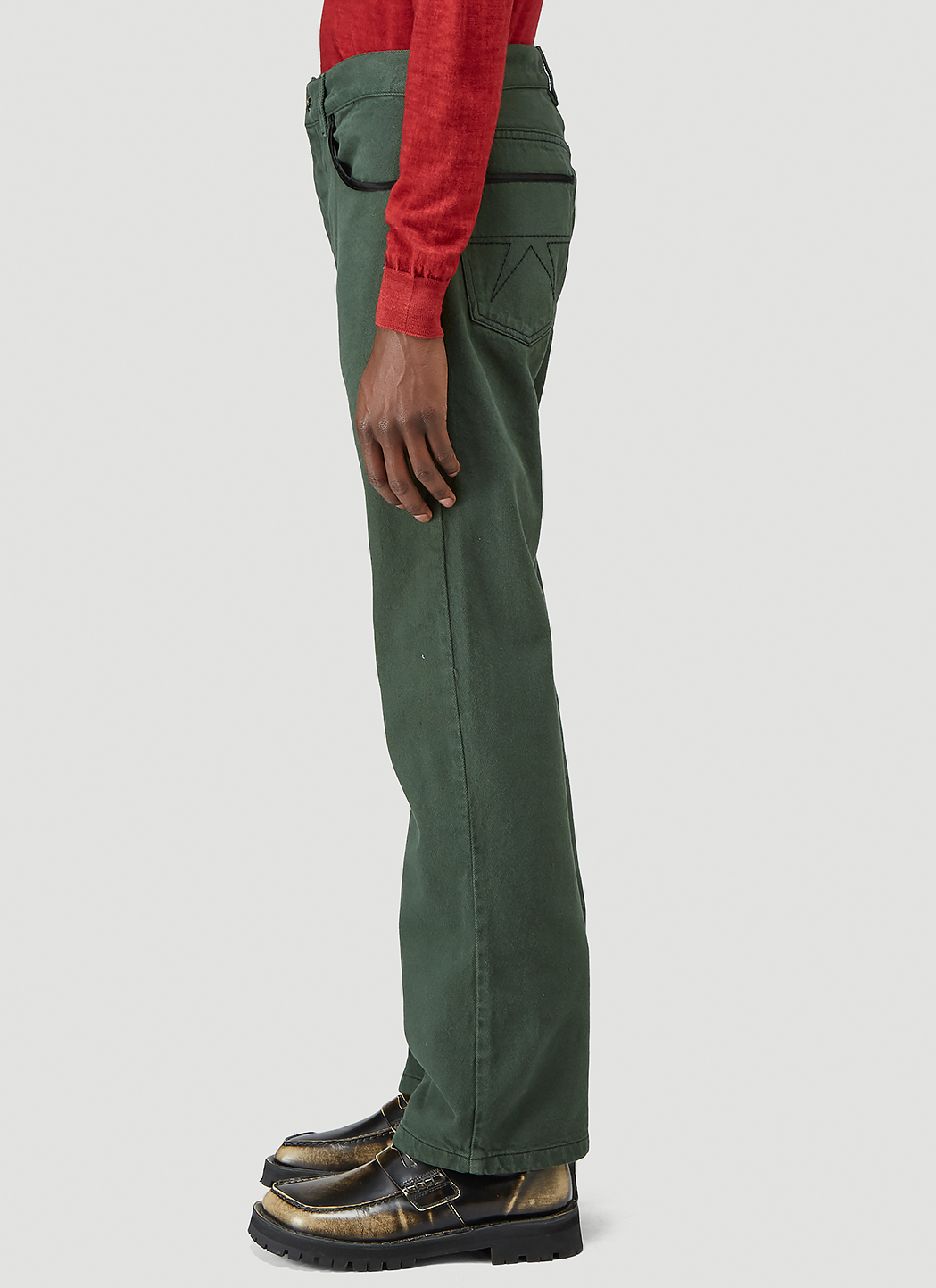 Phipps Men's Straight-Leg Jeans in Khaki | LN-CC