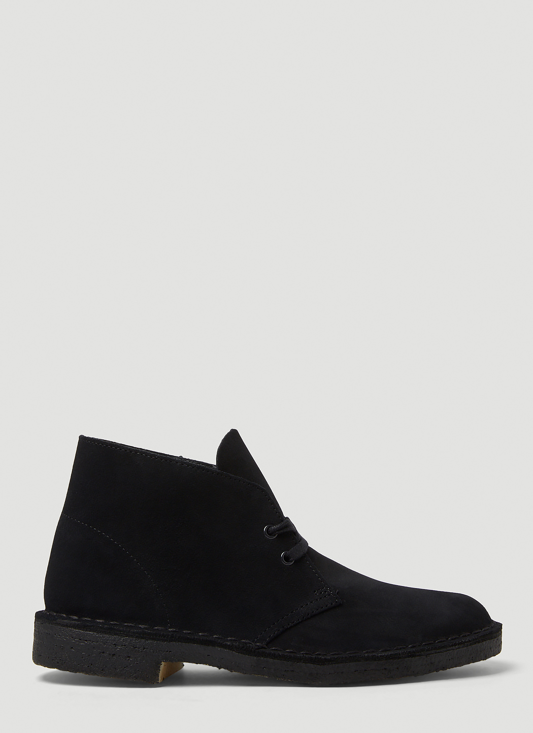 Clarks Low Heel Desert Boots in Black | LN-CC