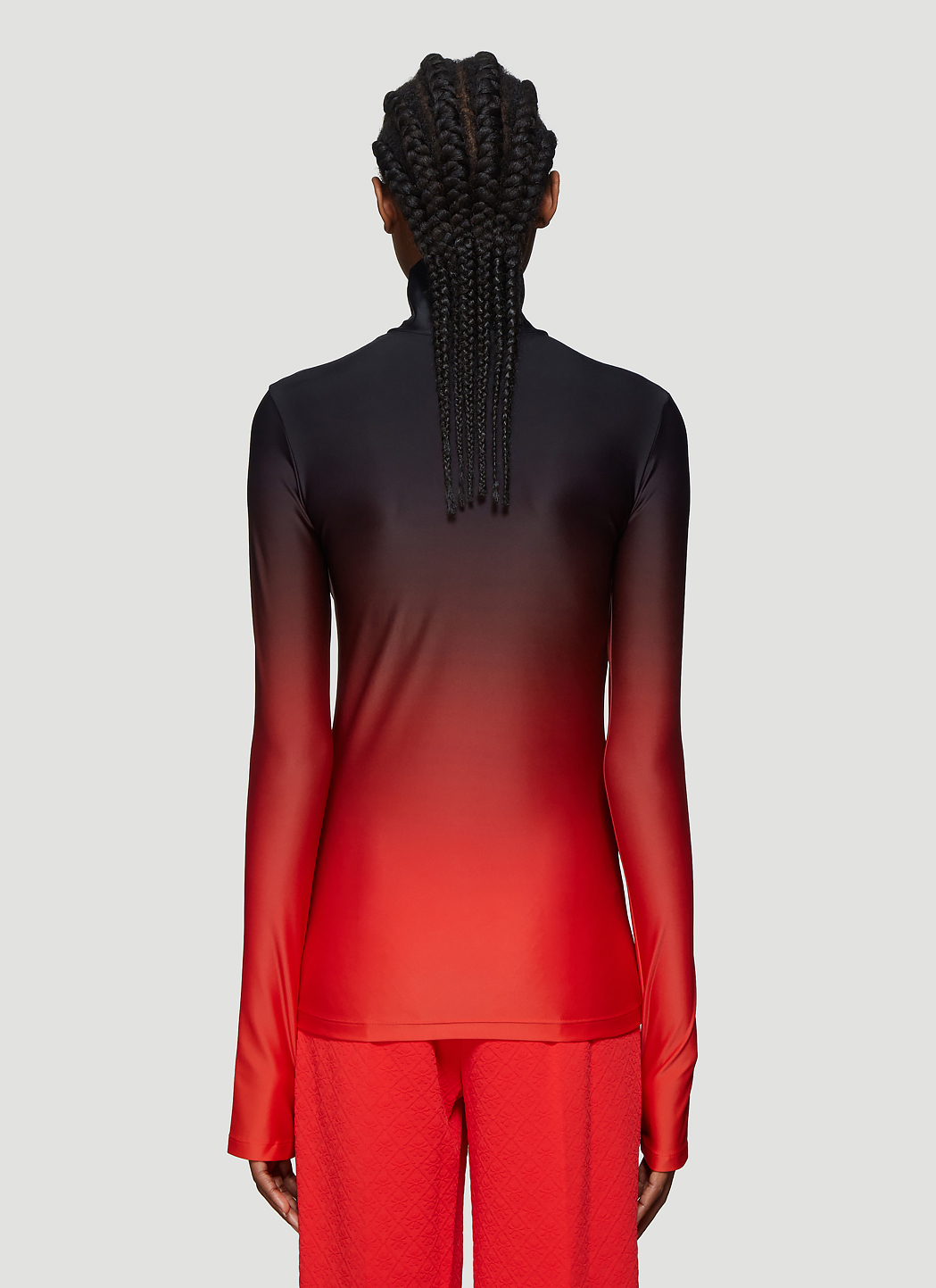 Kwaidan Editions Turtleneck Top in Red | LN-CC