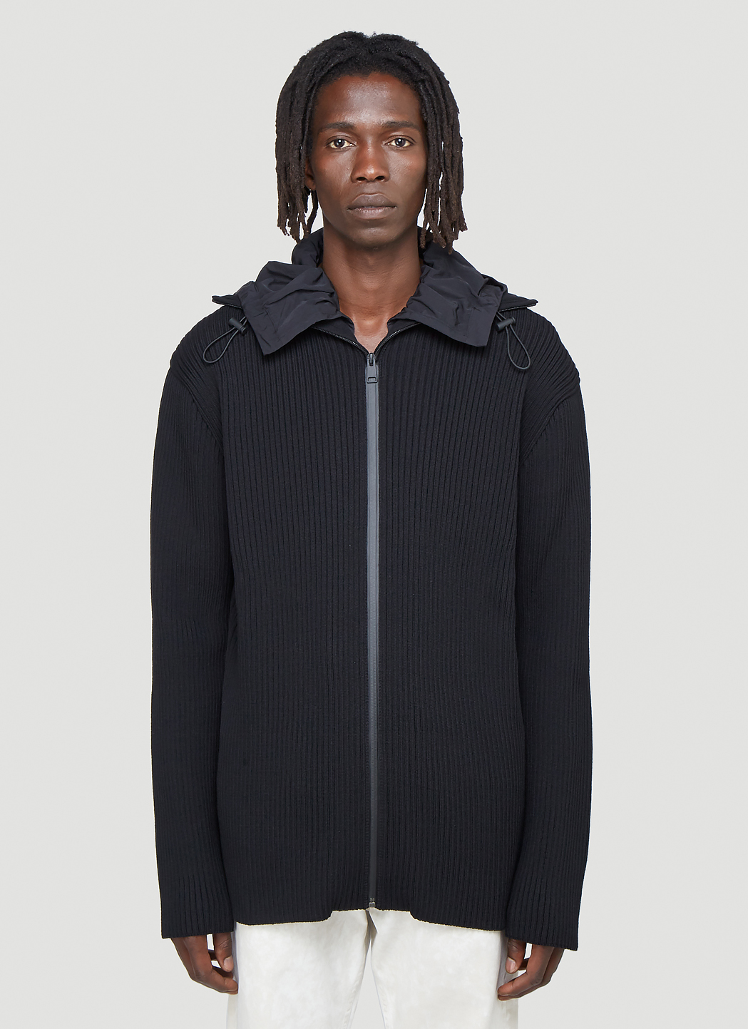 Bottega Veneta Detachable-Hood Zip-Up Sweater | LN-CC