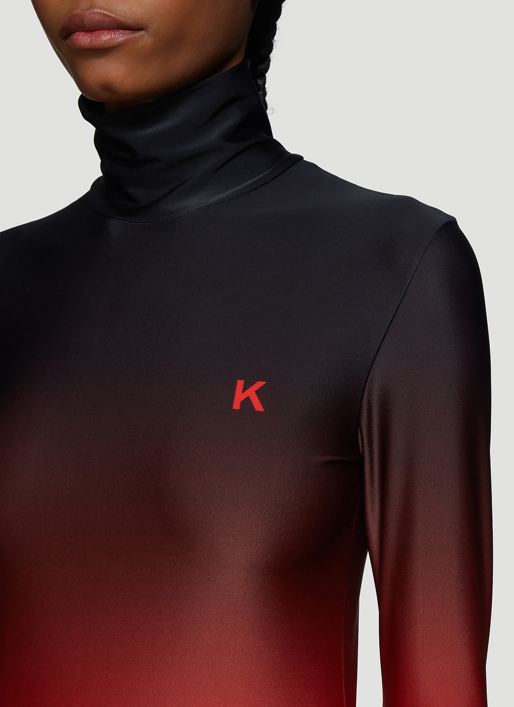 Kwaidan Editions Turtleneck Top in Red | LN-CC