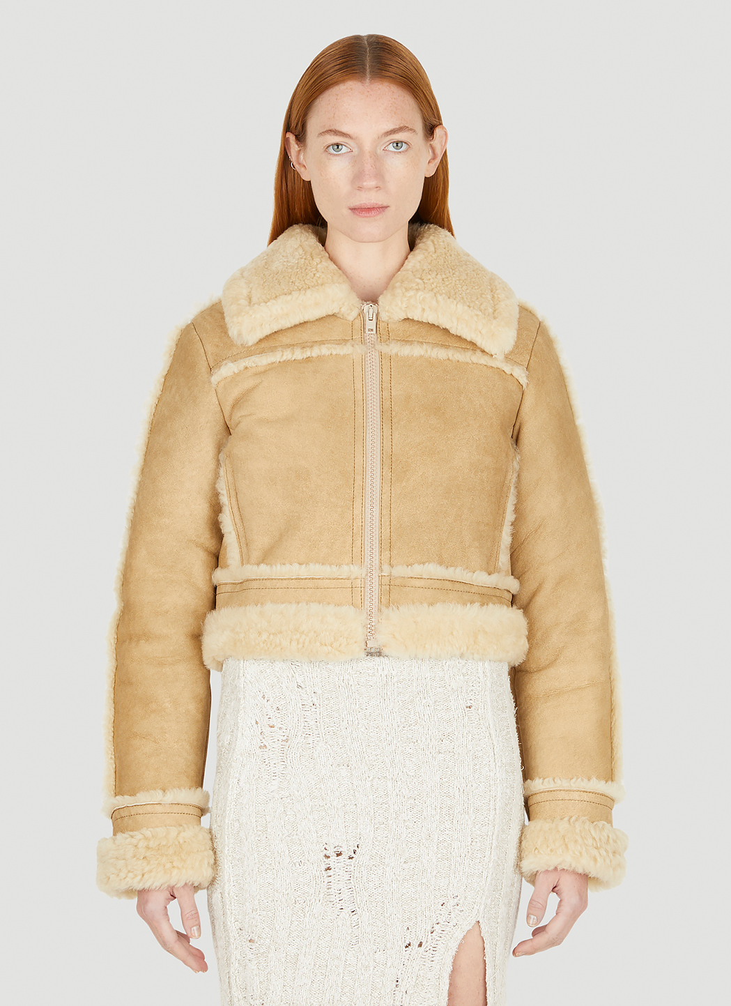 Acne studios shearling jacket store